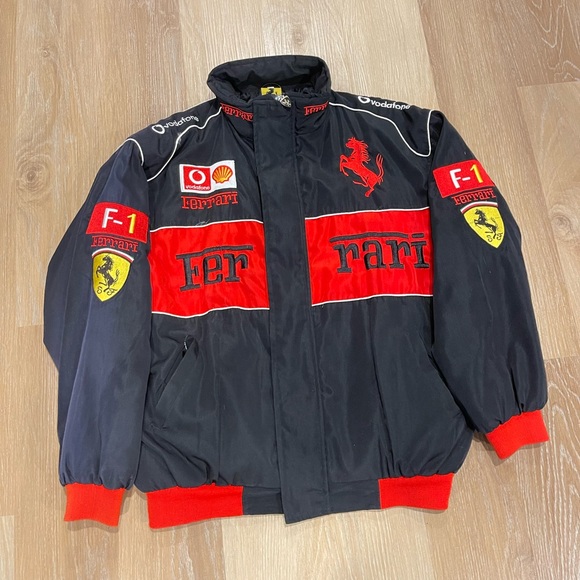 Jackets & Coats | Vintage Ferrari Jacket Racing L | Poshmark